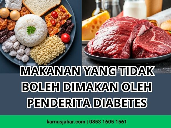 DIABETESI HARUS TAHU! Berikut Makanan yang Harus Dihindari Penderita ...
